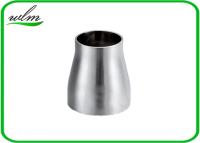 China Stain Finishing Eccentric Reducer Pipe Fitting For SS Sanitary Pipe Fittings for sale