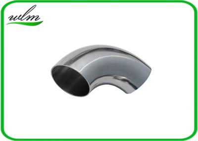 China Chemical / Food Grade Bend Elbow Pipe Fitting , Stainless Steel Sanitary Pipe Fittings for sale
