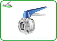 China Sanitary Manual Butterfly Valve With Multi Position Gripper for sale