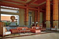 China Luxury Hotel Lobby Furniture Combination Fabric Velvet Sectional Sofa for sale