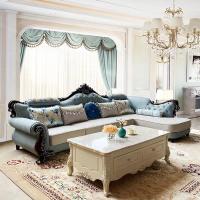 China Light Leather Hotel Room Sofa Combination Modern Living Room Sofa for sale