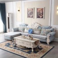 China Light Leather Hotel Room Sofa Combination Modern Living Room Sofa for sale