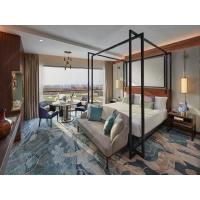 China Star Luxury Hotel Furniture Upholstery Wooden Hotel Bedroom Bed ODM OEM for sale