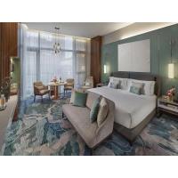 China Star Luxury Hotel Furniture Upholstery Wooden Hotel Bedroom Bed ODM OEM for sale