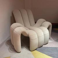 China Velvet Leisure Sofa Chair Fabric Living Room Chaise Longue Customized for sale
