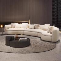 China Curved Corner Semi Circular Sofa Combination Hotel Lobby  Sofa for sale