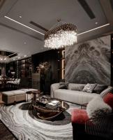 China Custom Stainless Steel Hotel Furniture Luxury Tea Table Metal Elements for sale