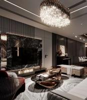 China Custom Stainless Steel Hotel Furniture Luxury Tea Table Metal Elements for sale