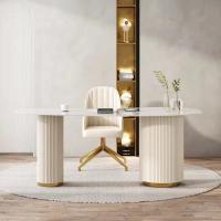 China Modern Luxury Hotel Bedroom Desk Supreme White Rock Plate for sale