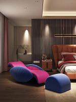 China Hotel Master Bedroom Sofa Chair Beauty Chair Hotel Bedroom Shell Lazy Rocking Chair for sale