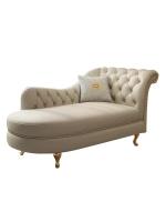 China Modern Luxury Hotel Furniture Princess Chair Leather Bedroom Lounger Chair for sale