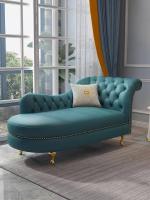 China Modern Luxury Hotel Furniture Princess Chair Leather Bedroom Lounger Chair for sale