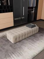 China Tech Fleece Velvet Sofa Bench Bed End Stool Cloakroom Shoe Stool for sale