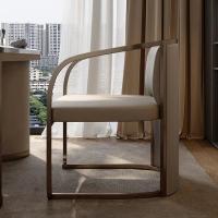 China Commercial Luxury Hotel Furniture Custom Office Leather Chair Simple 68*50 Cm for sale