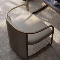 China Commercial Luxury Hotel Furniture Custom Office Leather Chair Simple 68*50 Cm for sale