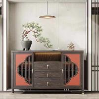 China Solid Wood Luxury Sideboard Cabinets Custom Sideboard Storage Cabinet for sale