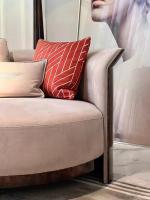 China Italian Velvet Hotel Room Sofa Large Single Casual Sectional Sofas for sale