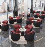 China Solid Wood Hotel Restaurant Furniture Coffee Table Sets Creative Lobby for sale