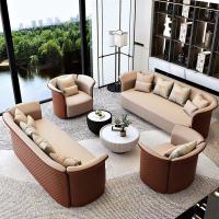 China Club Guest Office Waiting Sofa Luxury Hotel Lobby Round Sofa for sale