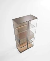 China Glass Rock Pannel Luxury Display Cabinets Hotel Room Cabinet for sale