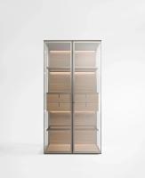 China Glass Rock Pannel Luxury Display Cabinets Hotel Room Cabinet for sale