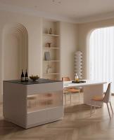 China Rock Plate Hotel Restaurant Furniture Creative Dining Table Set for sale