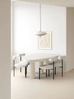 China Light Color Creative Irregular Hotel Coffee Table Set 4 6 Seater for sale
