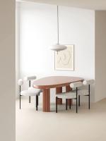 China Light Color Creative Irregular Hotel Coffee Table Set 4 6 Seater for sale