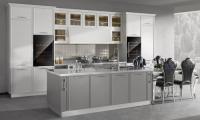 China 304  Stainless Steel Hotel Furniture Integral Hotel Kitchen Cabinets for sale