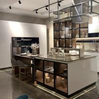 China 304  Stainless Steel Hotel Furniture Integral Hotel Kitchen Cabinets for sale
