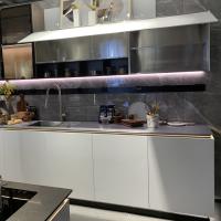 China 304  Stainless Steel Hotel Furniture Integral Hotel Kitchen Cabinets for sale