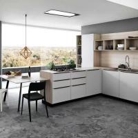 China Integrated Solid Wood Contemporary Kitchen Cabinets Telescopic for sale