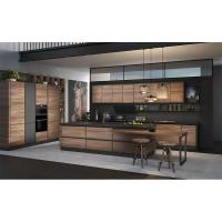 China Integral Modern Solid Wood Cabinet Hotel Kitchen Cabinet for sale