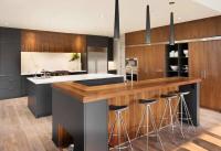 China Integral Modern Solid Wood Cabinet Hotel Kitchen Cabinet for sale