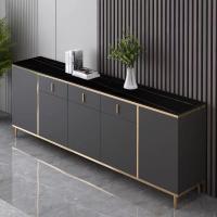 China Modern Modern Light Wood Sideboard Hotel Luxury Sideboard Buffet for sale