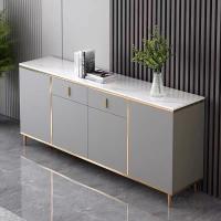 China Modern Modern Light Wood Sideboard Hotel Luxury Sideboard Buffet for sale