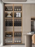 China Custom Luxury Sideboard Cabinets With Wine Rack for sale