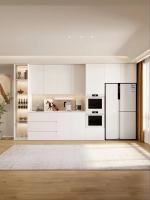 China Integrated Wall Embedded Refrigerator Cabinet  office sideboard cabinet for sale