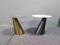 China Marble Custom Coffee Table Iron Luxury Creative Table For Home Office for sale