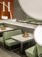 China Leather Modern Restaurant Booth Seating Sofa ODM OEM Modern Banquette Seating for sale