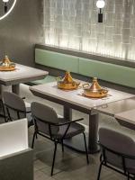 China Leather Modern Restaurant Booth Seating Sofa ODM OEM Modern Banquette Seating for sale