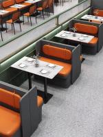 China Cassette Hotel Restaurant Furniture Sofa Modern Contemporary Banquette Seating for sale