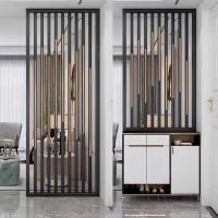 China Folding Stainless Steel Hotel Furniture Mobile Screen Partition Modern for sale