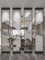 China Luxury Stainless Steel Metal Screen Partition Modern Metal Partition Screen for sale