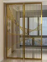 China Luxury Stainless Steel Metal Screen Partition Modern Metal Partition Screen for sale