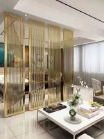 China Luxury Stainless Steel Metal Screen Partition Modern Metal Partition Screen for sale