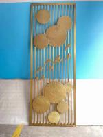 China Light Custom Room Divider Screens Modern Luxury Stainless Steel Room Partition for sale