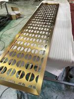 China Light Custom Room Divider Screens Modern Luxury Stainless Steel Room Partition for sale