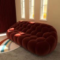 China Luxury French Hotel Room Sofa Bubble Pumpkin Sofa for sale