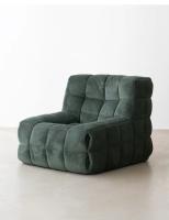 China Classic Fashionable Waffle Fabric Sofa Hotel Retro Snuggle Chair for sale